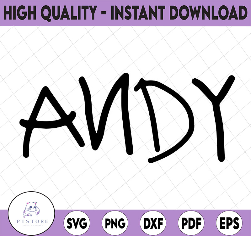 Andy svg, Toystory svg, Disney svg, Instant Download, Andy f | Inspire ...