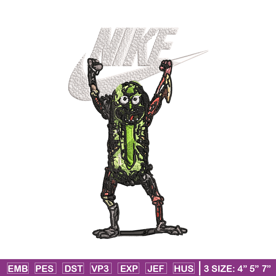 Monster Nike Embroidery design, Monster Embroidery, Nike des | Inspire ...