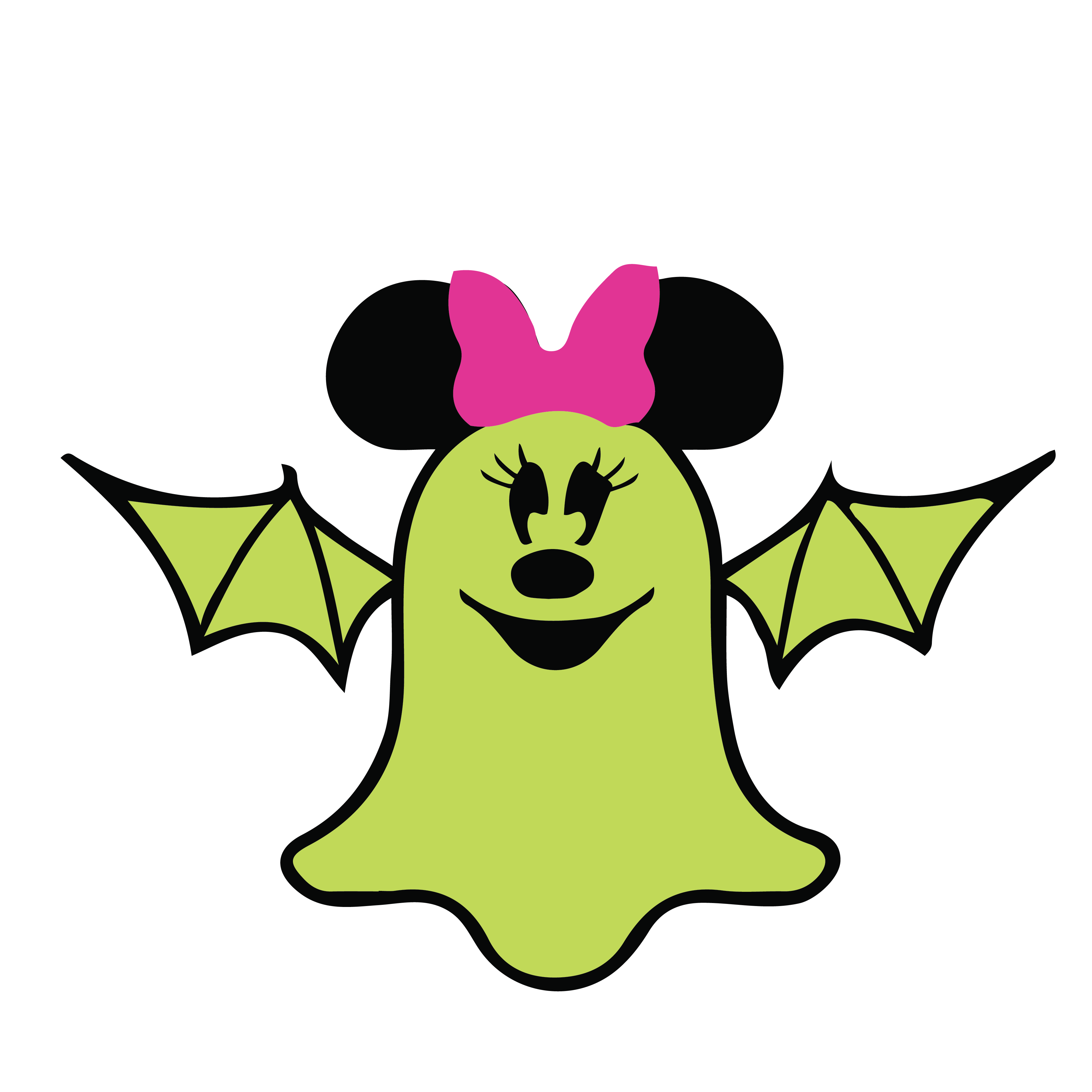 Mickey Mouse and Minnie Mouse Ghost SVG, Halloween Mickey SV - Inspire ...