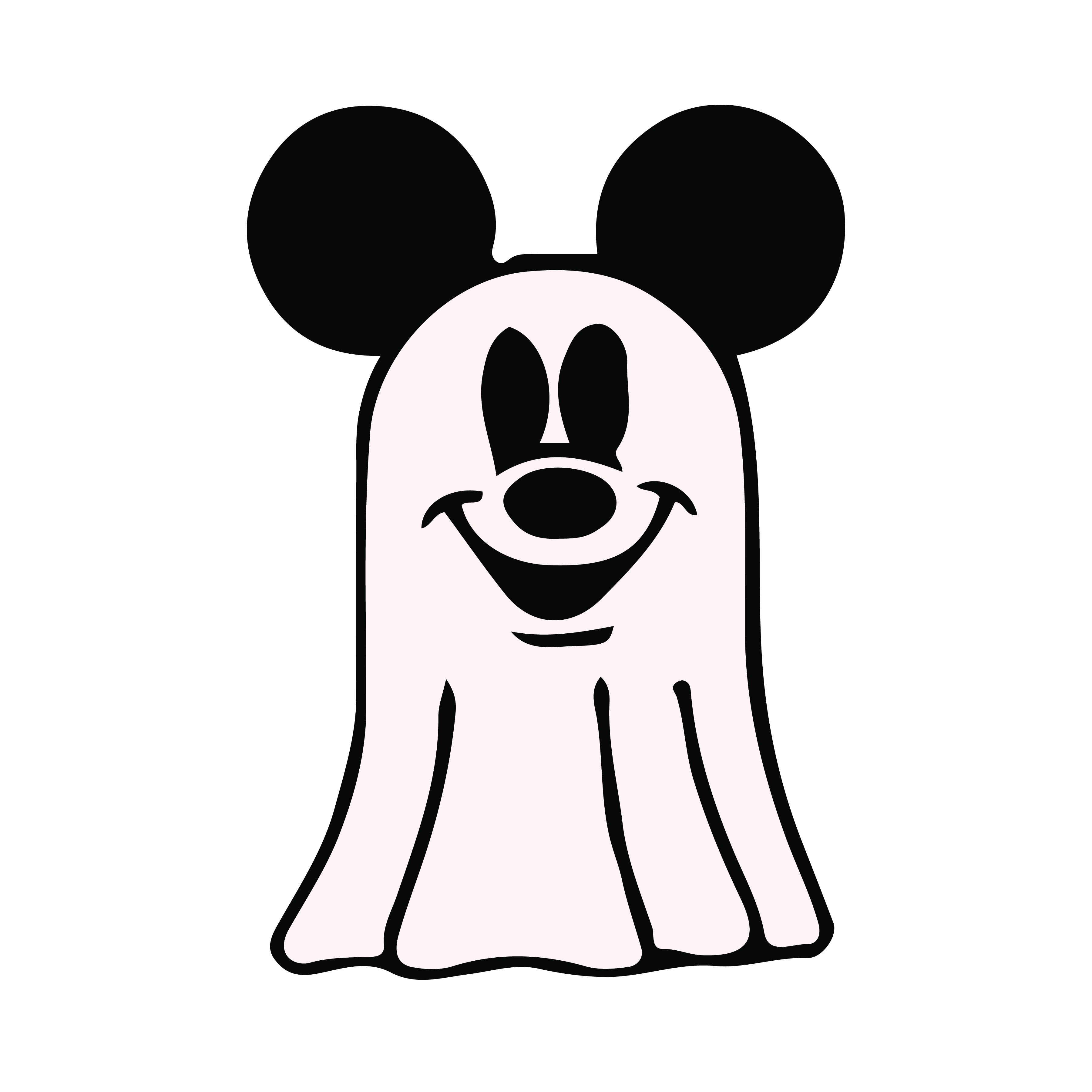 Mickey Mouse and Minnie Mouse Ghost SVG, Halloween Mickey SV - Inspire ...