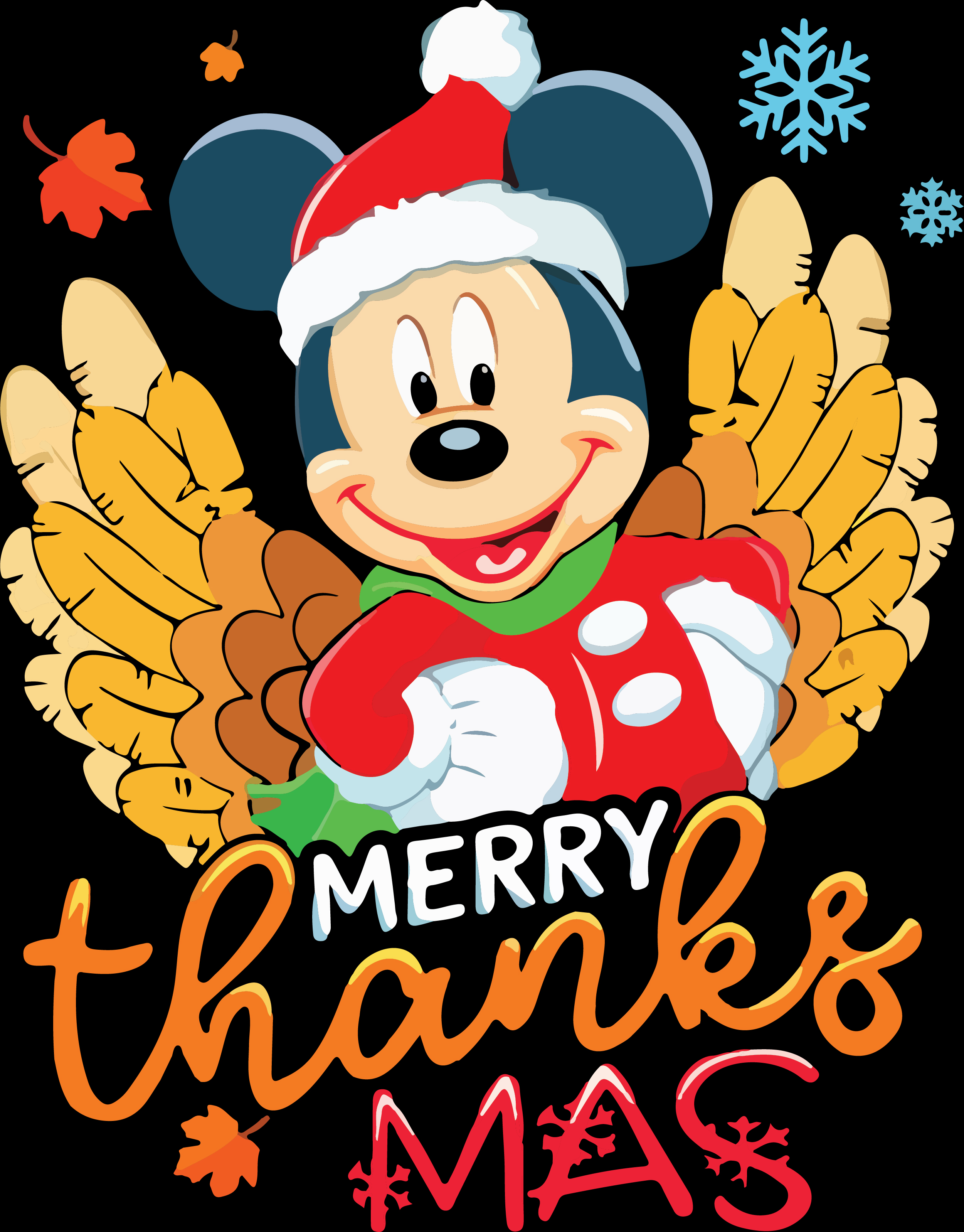 Disney Mickey Merry thanks Mas Svg, Mickey Mouse Thanksgivin | Inspire ...