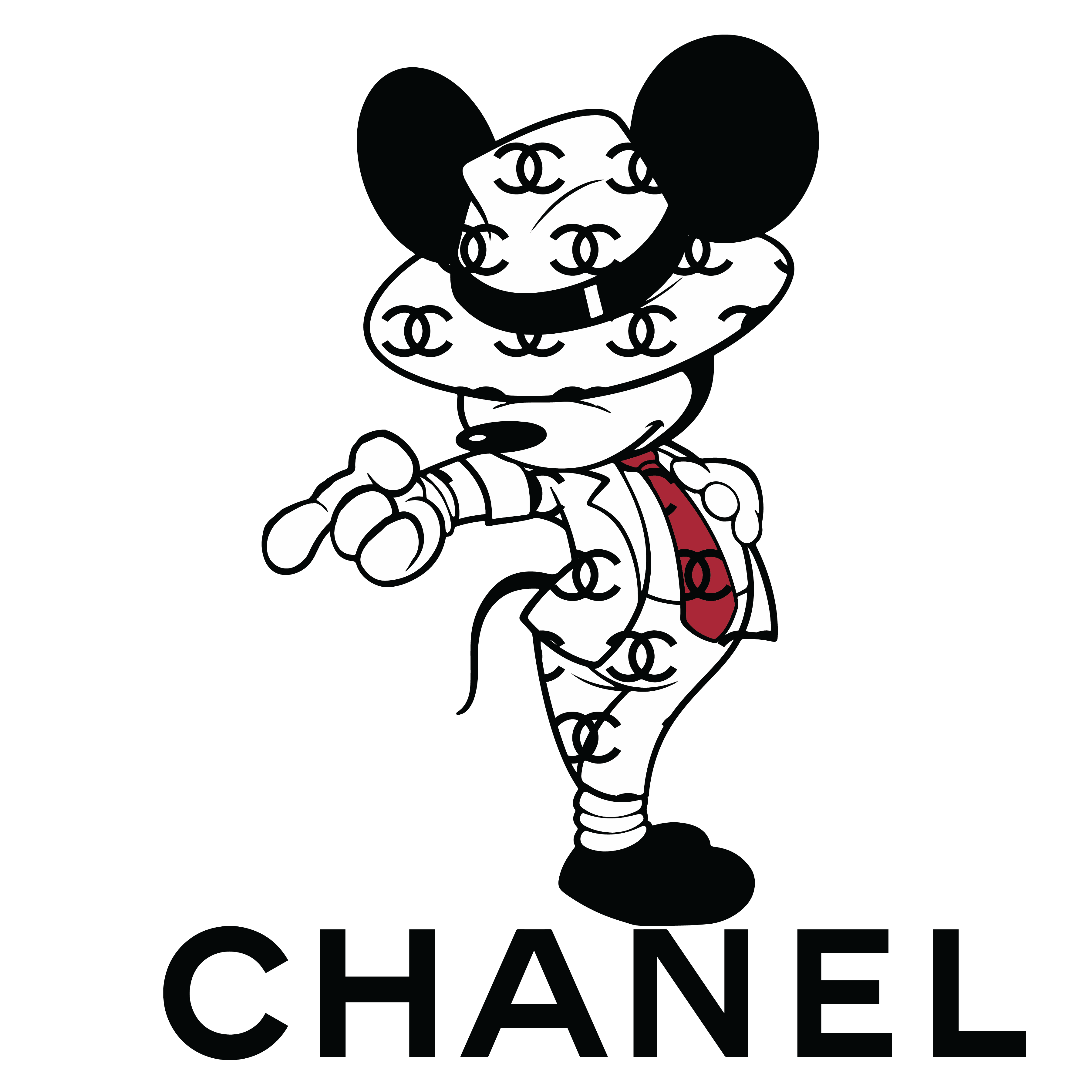 Mickey Mouse Chanel Logo Svg, Chanel Logo Fashion Svg, Chane - Inspire ...