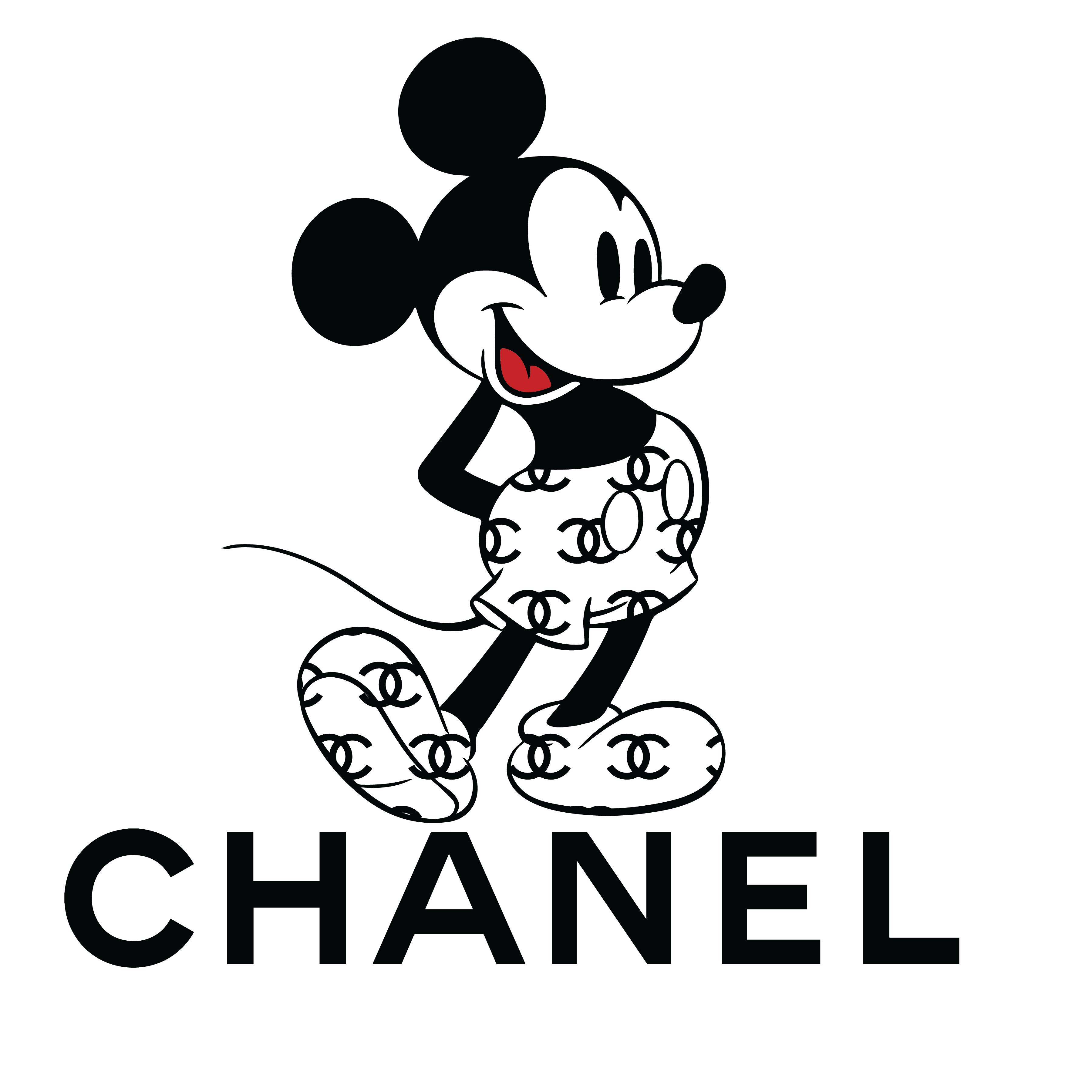 Mickey Mouse Chanel Logo Svg, Chanel Logo Fashion Svg, Chane - Inspire ...