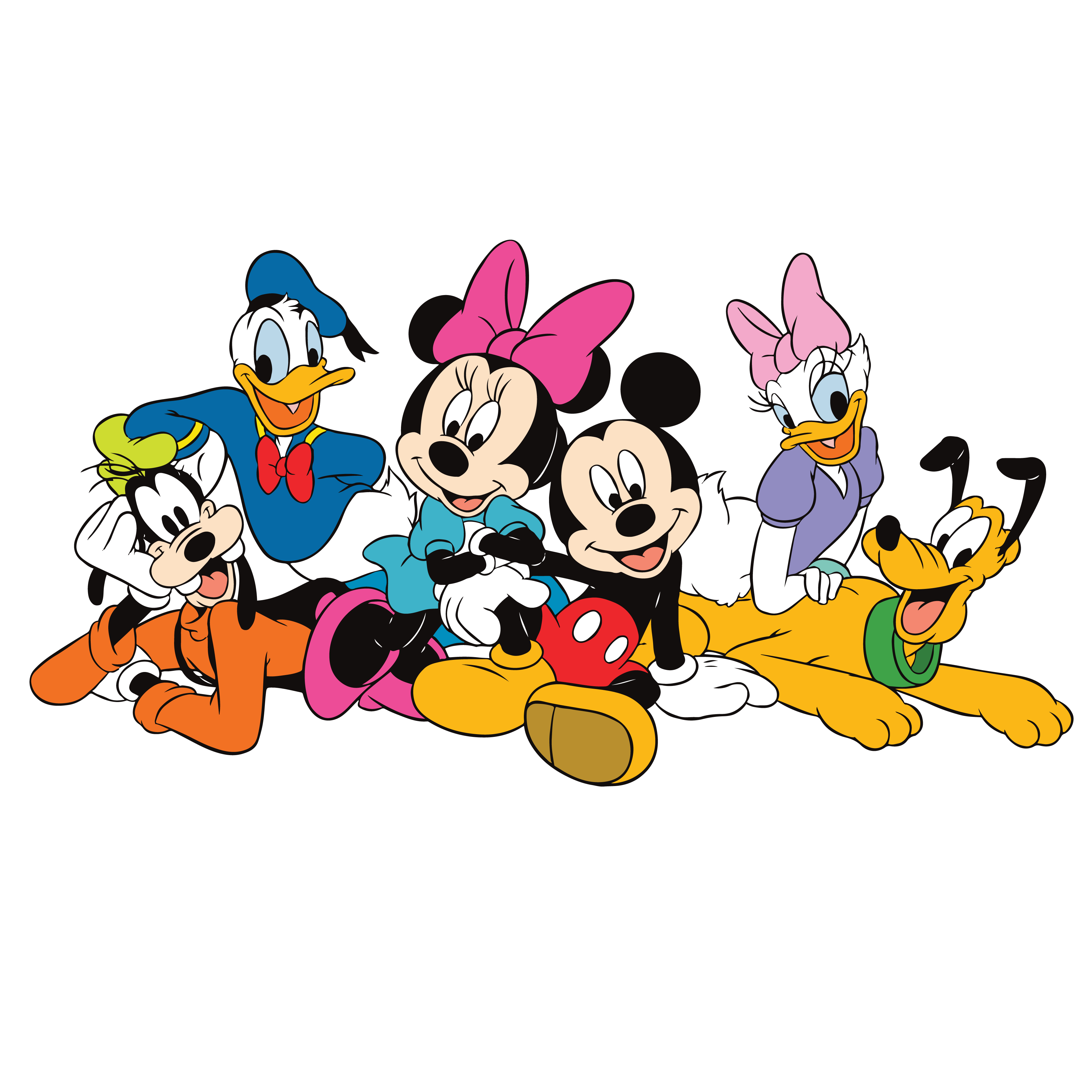 Mickey, Minnie, Donald, Daisy, Goofy, Pluto Svg, Disney Frie | Inspire Uplift