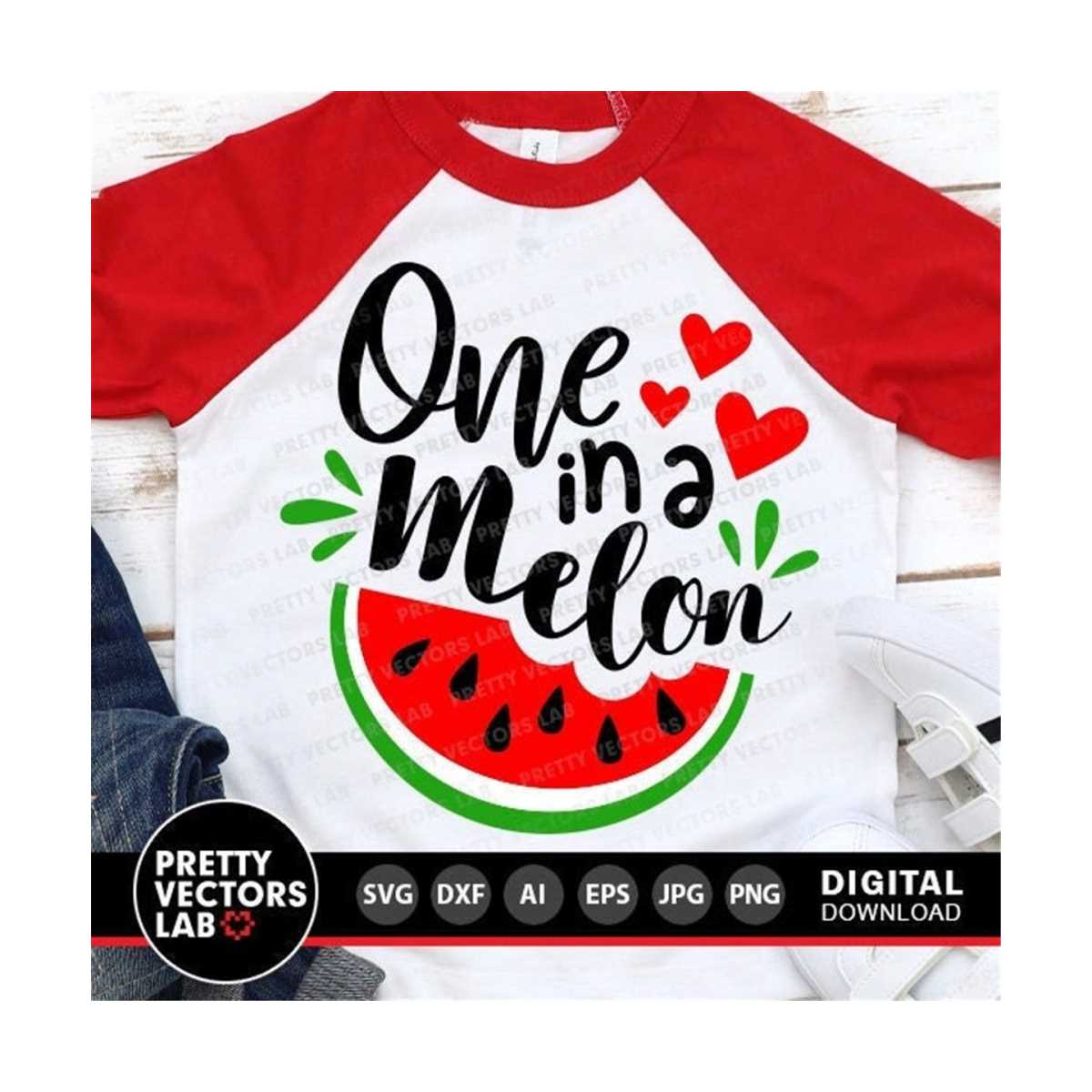 One in a Melon Svg, Watermelon Svg, Summer Cut Files, Vacati - Inspire ...