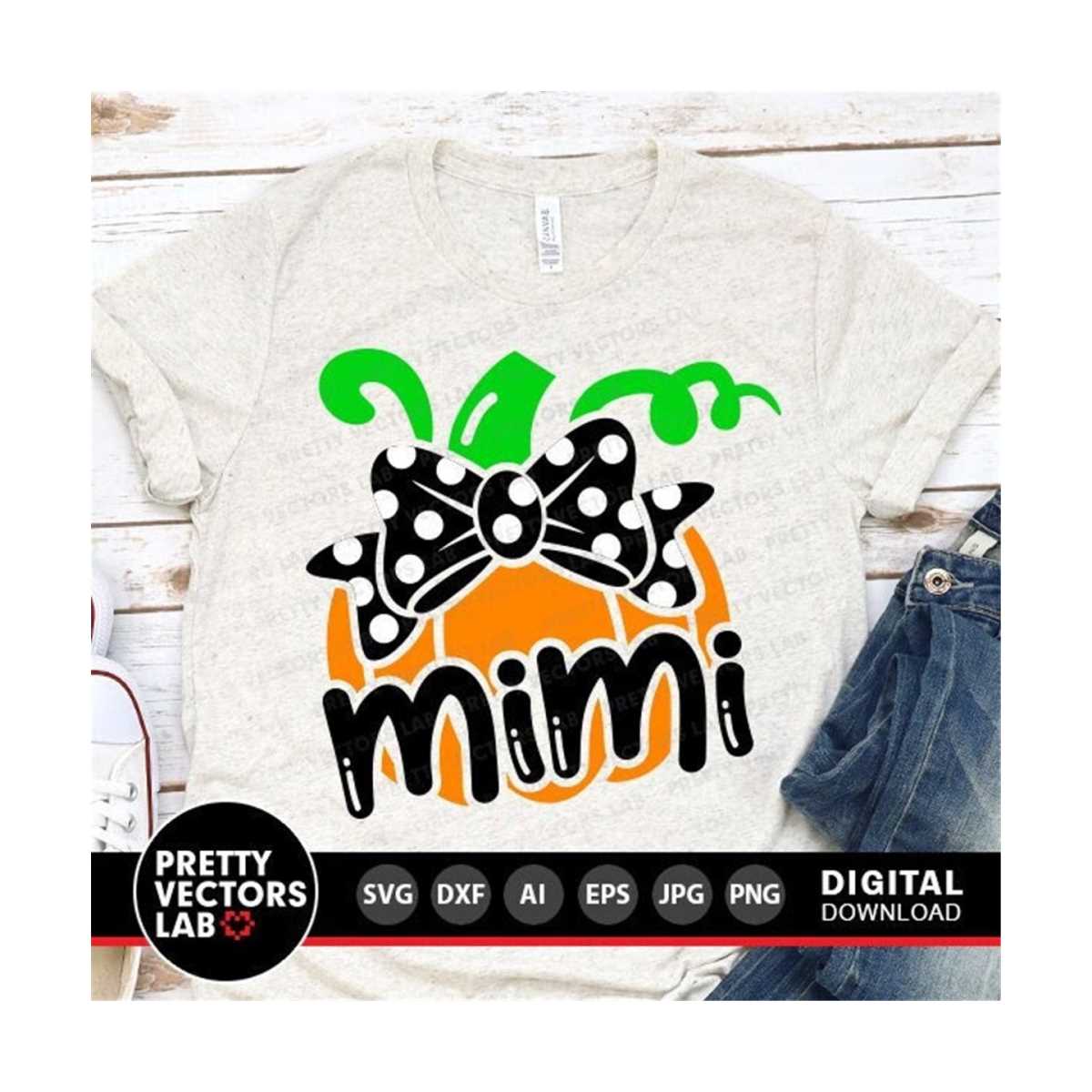 Mimi Svg, Halloween Svg, Pumpkin Svg, Grandma Cut File, Than - Inspire ...