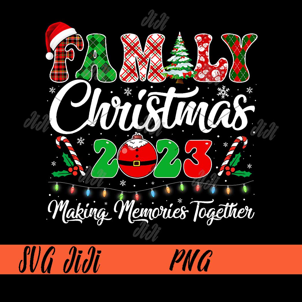 Family Christmas 2023 PNG, Matching Squad Santa Elf PNG, Fun - Inspire ...