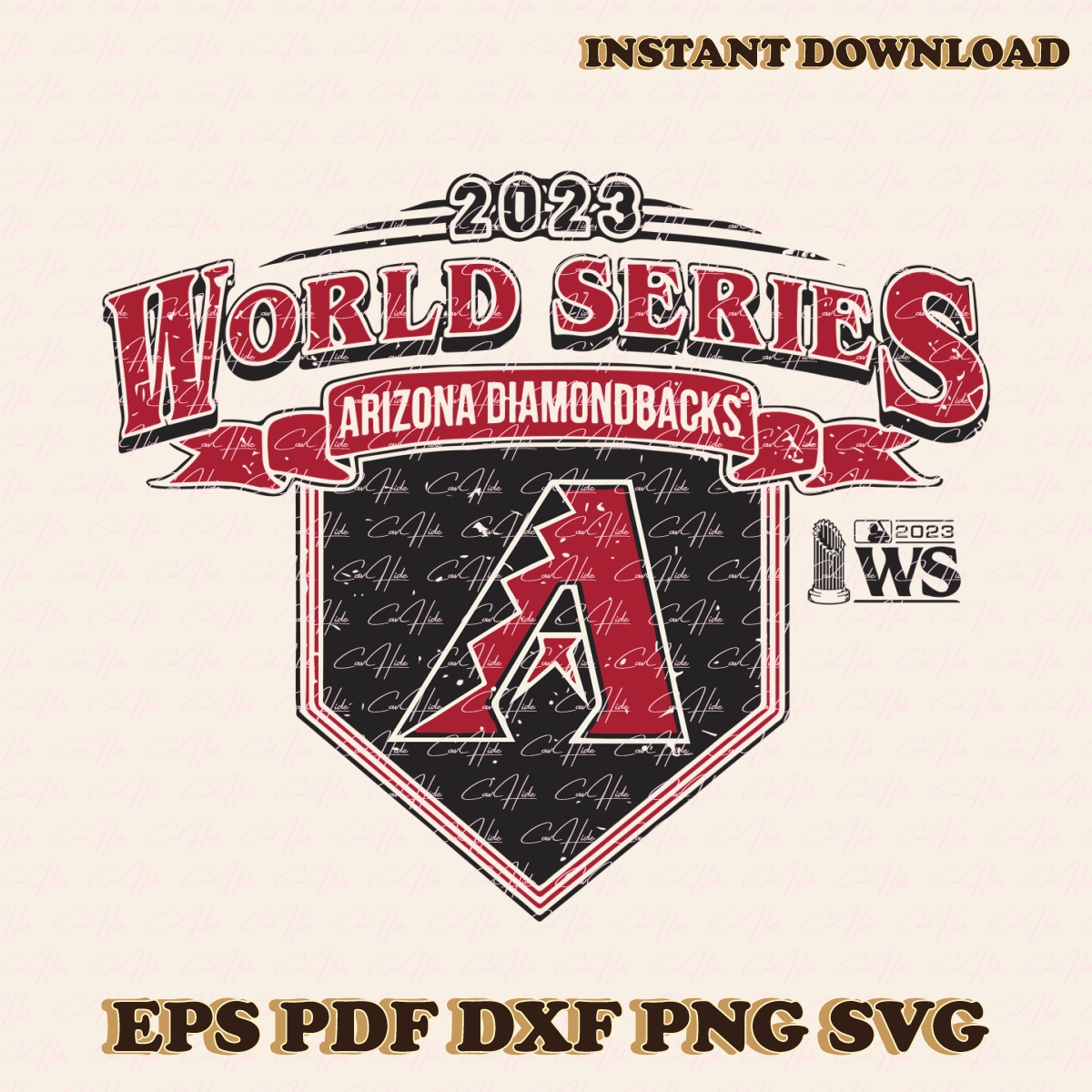 Retro 2023 World Series Arizona Diamondbacks SVG File - Inspire Uplift