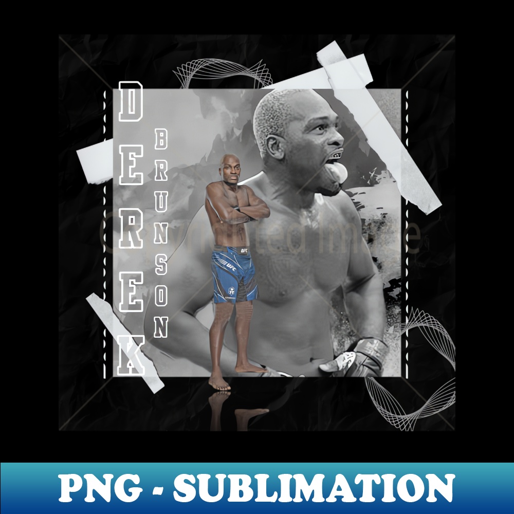 Derek Brunson mma Paper Poster Montral 3 - Vintage Sublimati | Inspire ...