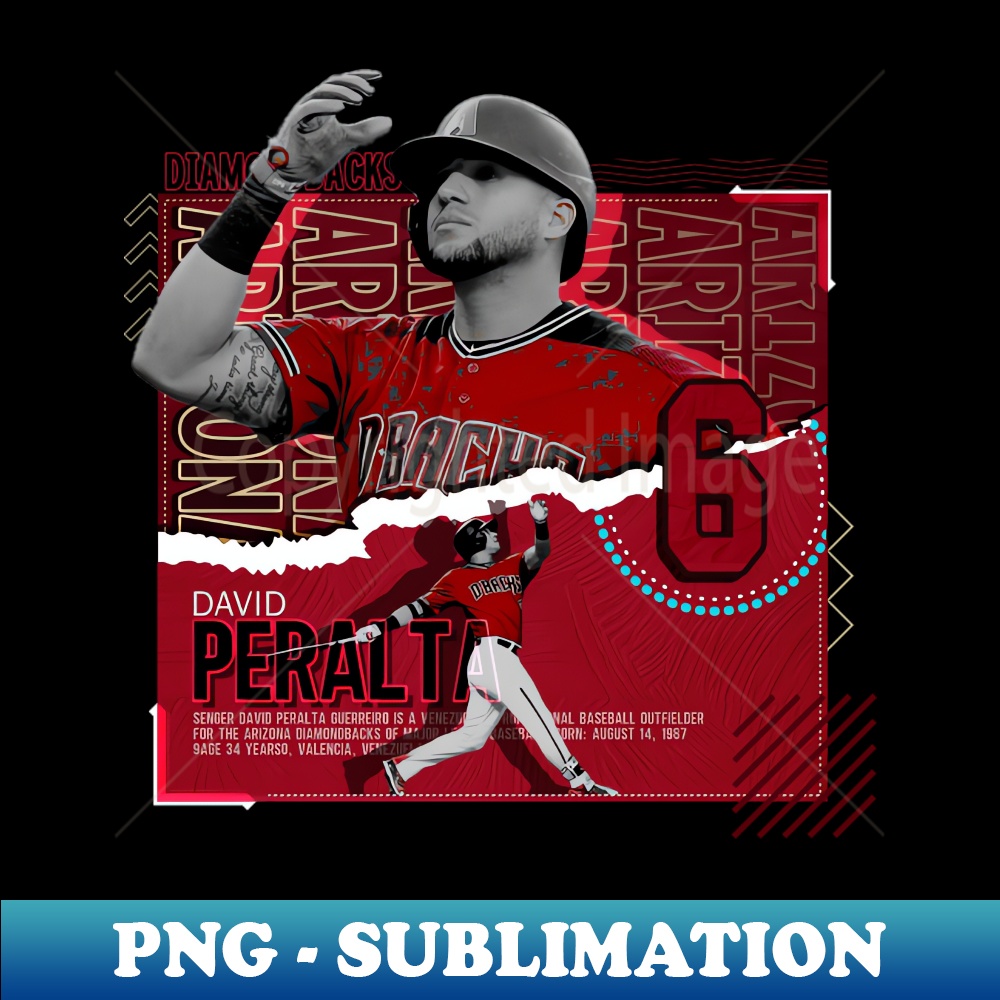 David Peralta Baseball Paper Poster Diamondbacks - Aesthetic | Inspire ...