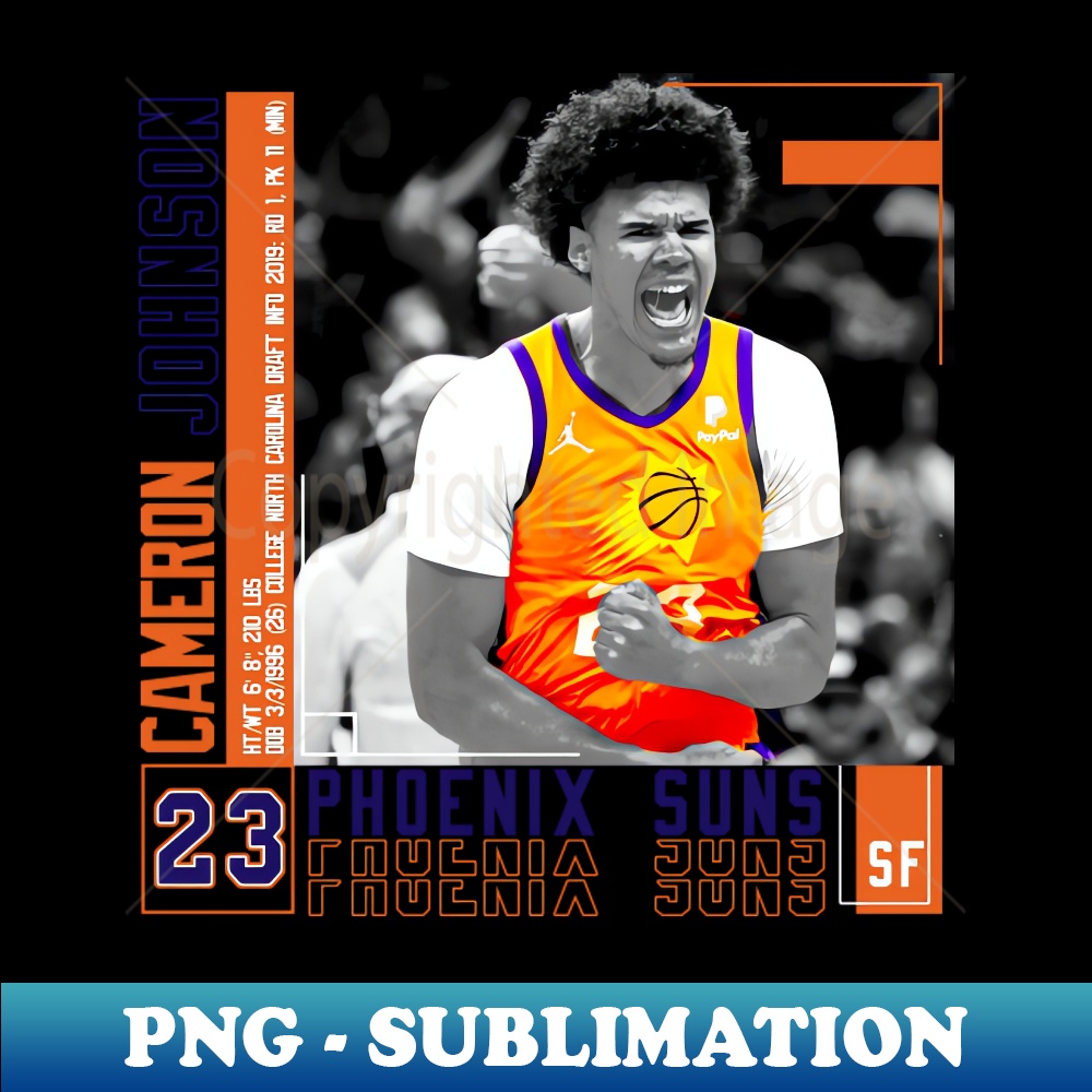 Cameron Johnson Basketball Edit Poster Suns - PNG Transparen | Inspire ...