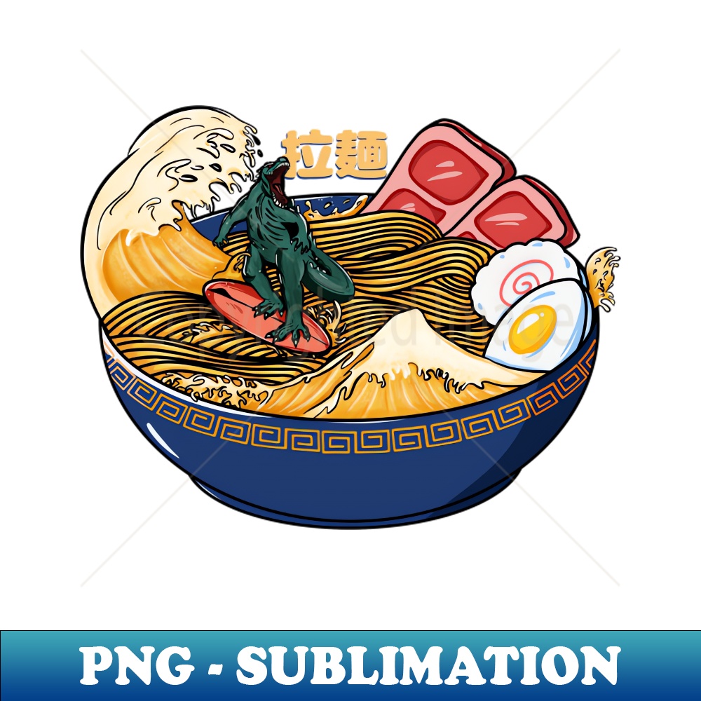Ramen Godzilla - PNG Transparent Digital Download File for S | Inspire ...
