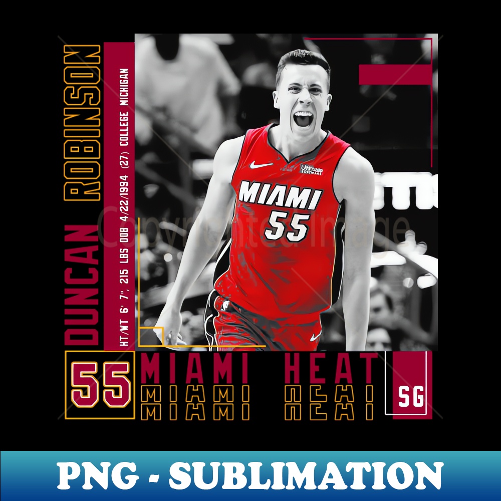 Duncan Robinson Basketball Edit Poster Heat - Elegant Sublim | Inspire ...