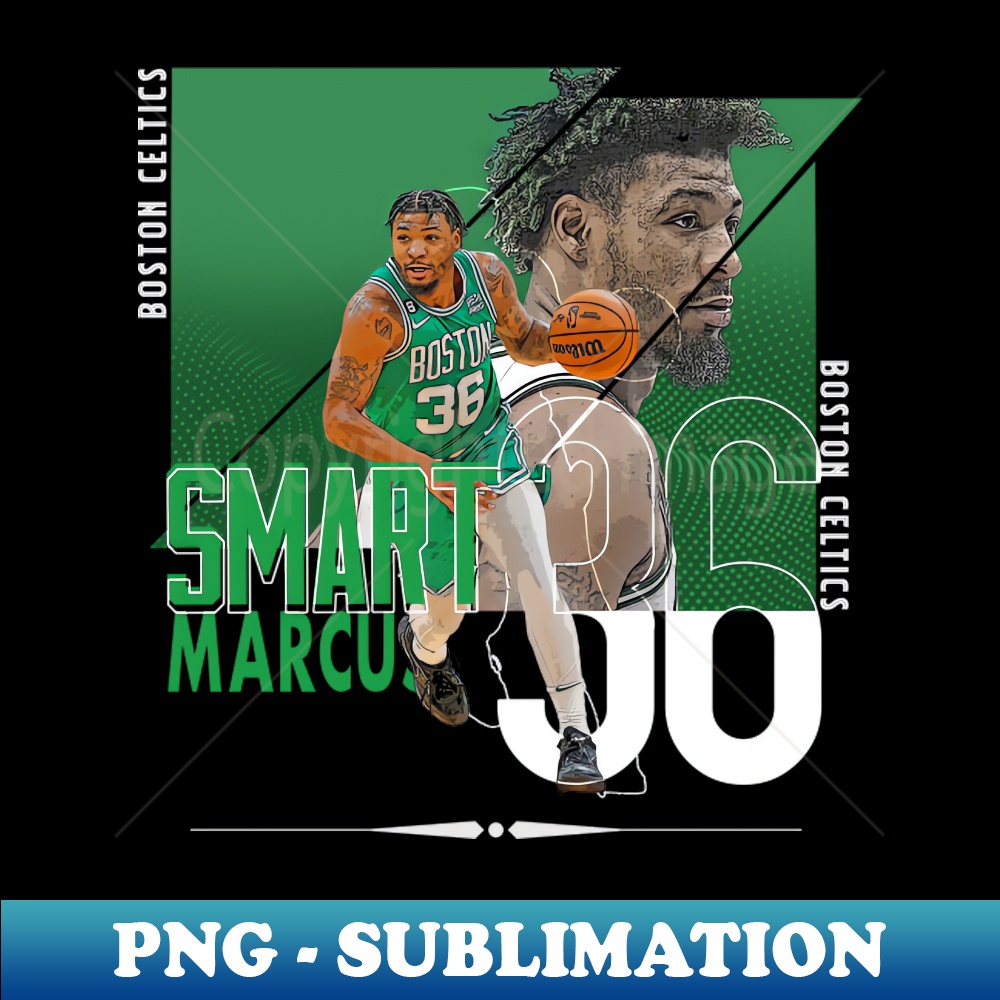 Marcus Smart Basketball Paper Poster Celtics 3 - Digital Sub | Inspire ...