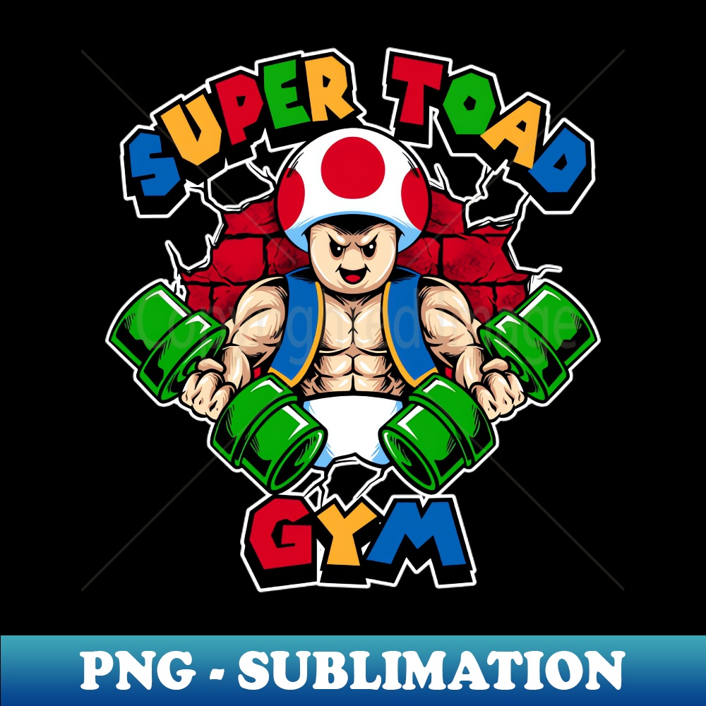 super toad gym - PNG Transparent Digital Download File for S | Inspire ...