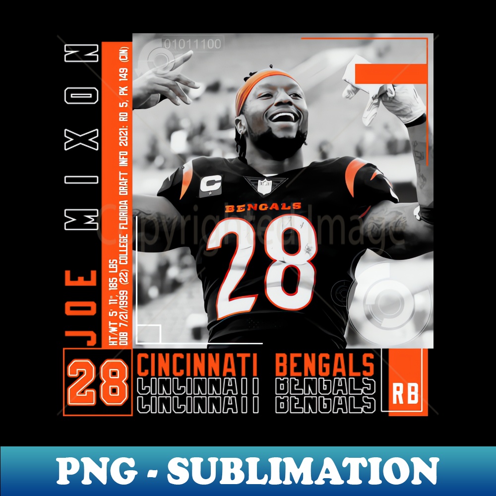 Joe Mixon Football Edit Tapestries Bengals - Stylish Sublima | Inspire ...