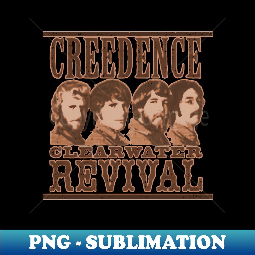 Credence Clearwater Revival - Premium PNG Sublimation File - | Inspire ...