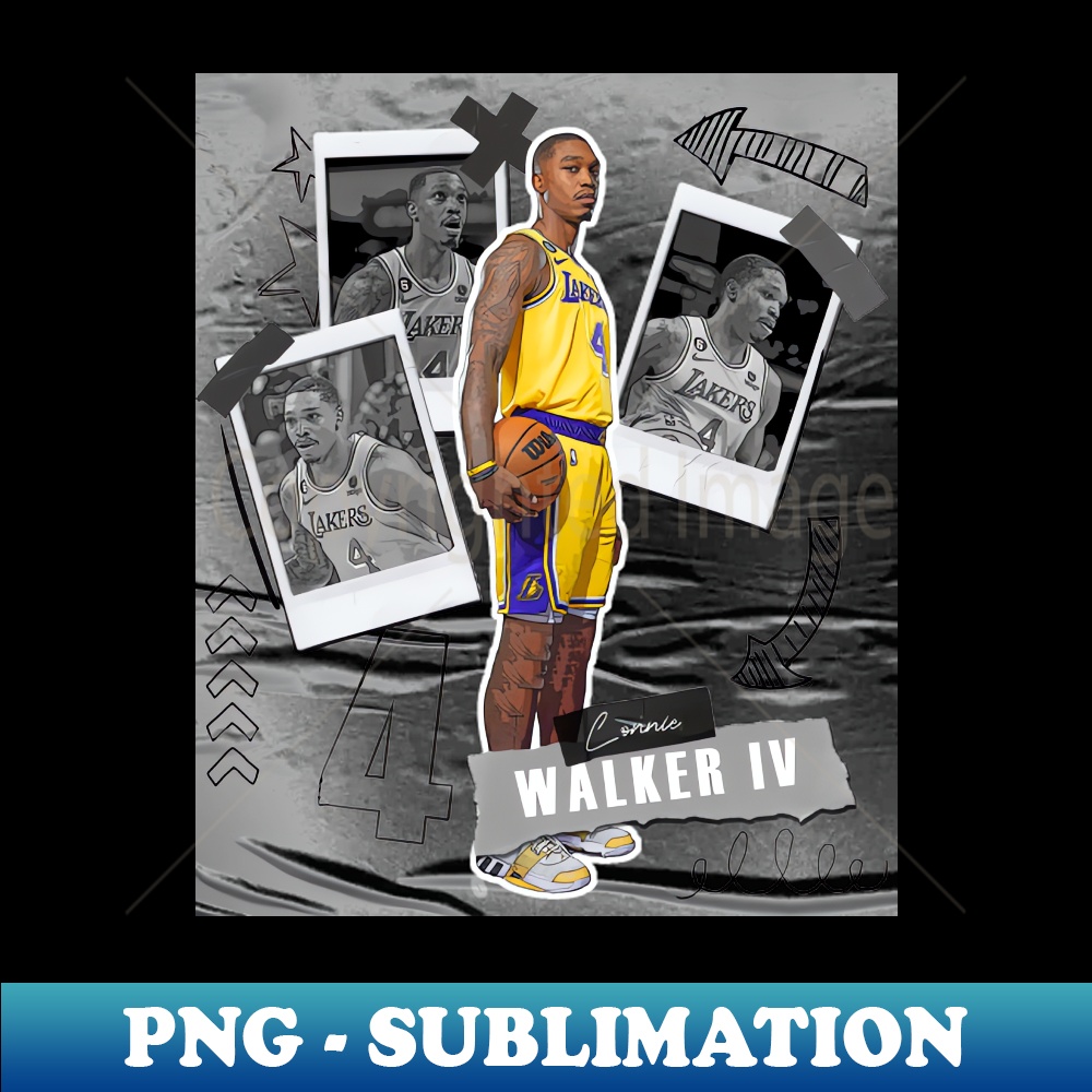 Lonnie Walker IV Basketball Paper Poster Lakers 5 - High-Qua | Inspire ...