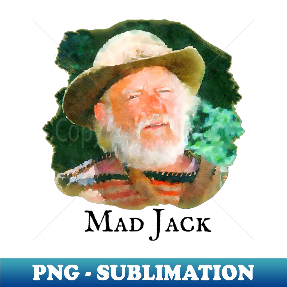 Mad Jack from Grizzly Adams - Instant PNG Sublimation Downlo - Inspire ...