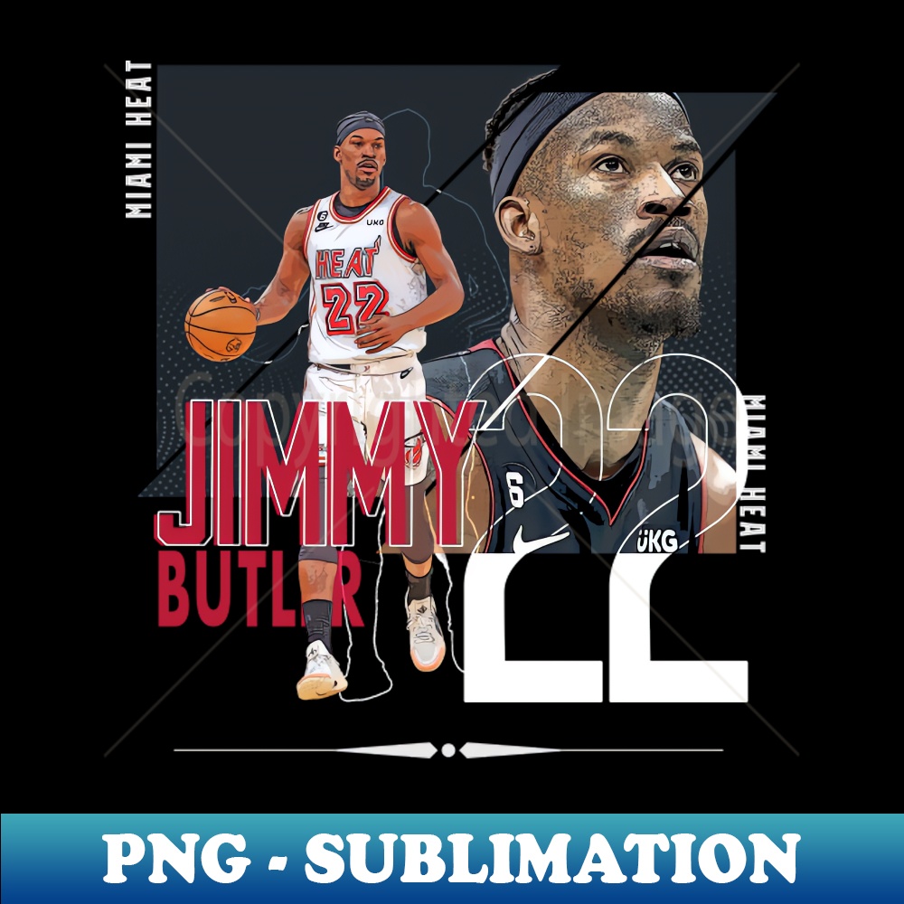 Jimmy Butler Basketball Paper Poster Heat 4 - Exclusive Subl | Inspire ...