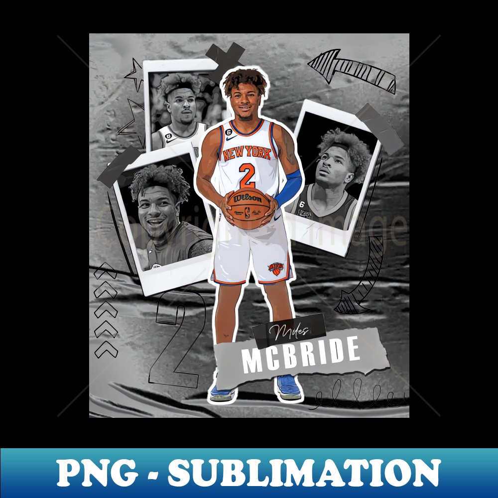 Miles McBride Basketball Paper Poster Knicks 5 - Artistic Su | Inspire ...