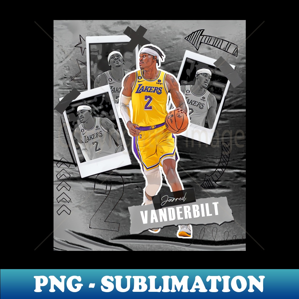Jarred Vanderbilt Basketball Paper Poster Lakers 5 - Premium | Inspire ...