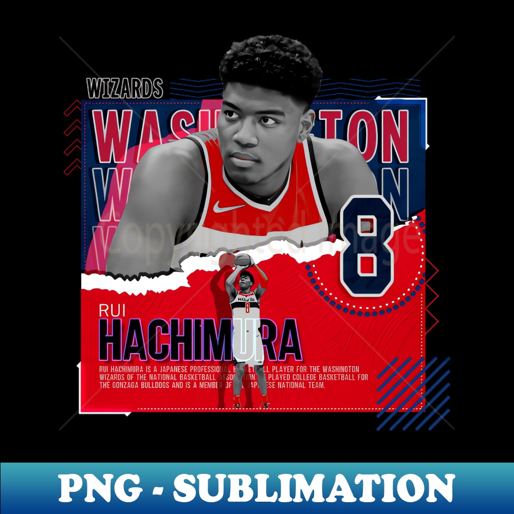Rui Hachimura Basketball Paper Poster Wizards - Aesthetic Su | Inspire ...
