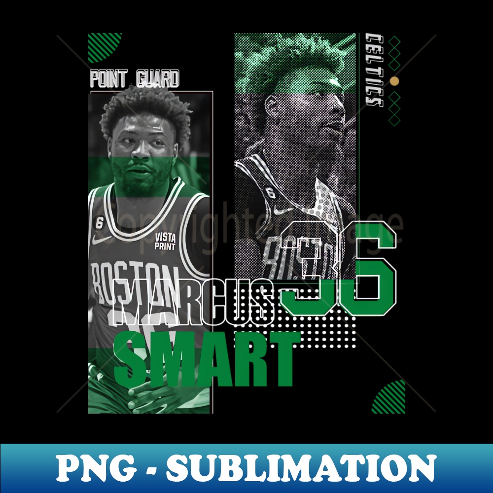 Marcus Smart basketball Paper Poster Celtics 7 - High-Resolu | Inspire ...
