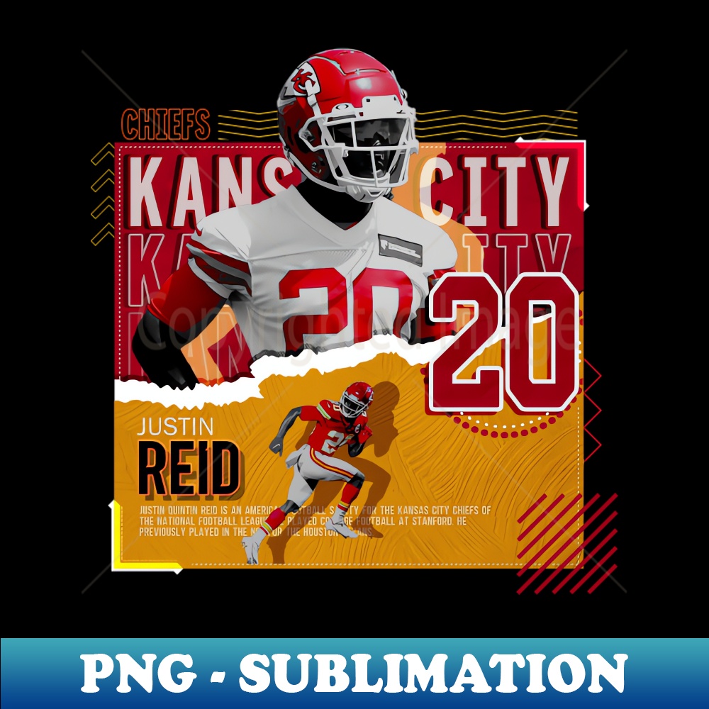 Justin Reid Football Paper Poster Chiefs - Signature Sublim | Inspire ...
