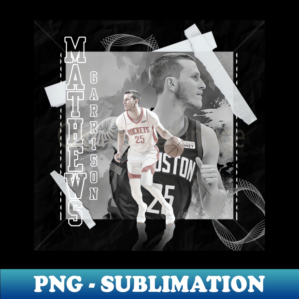 Garrison Mathews Basketball Paper Poster Rockets 3 - Creativ - Inspire ...