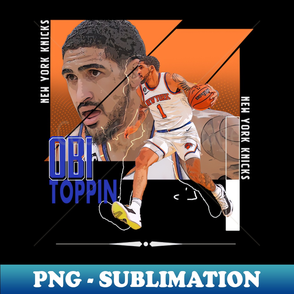 Obi Toppin Basketball Paper Poster Knicks 4 - Creative Subli | Inspire ...
