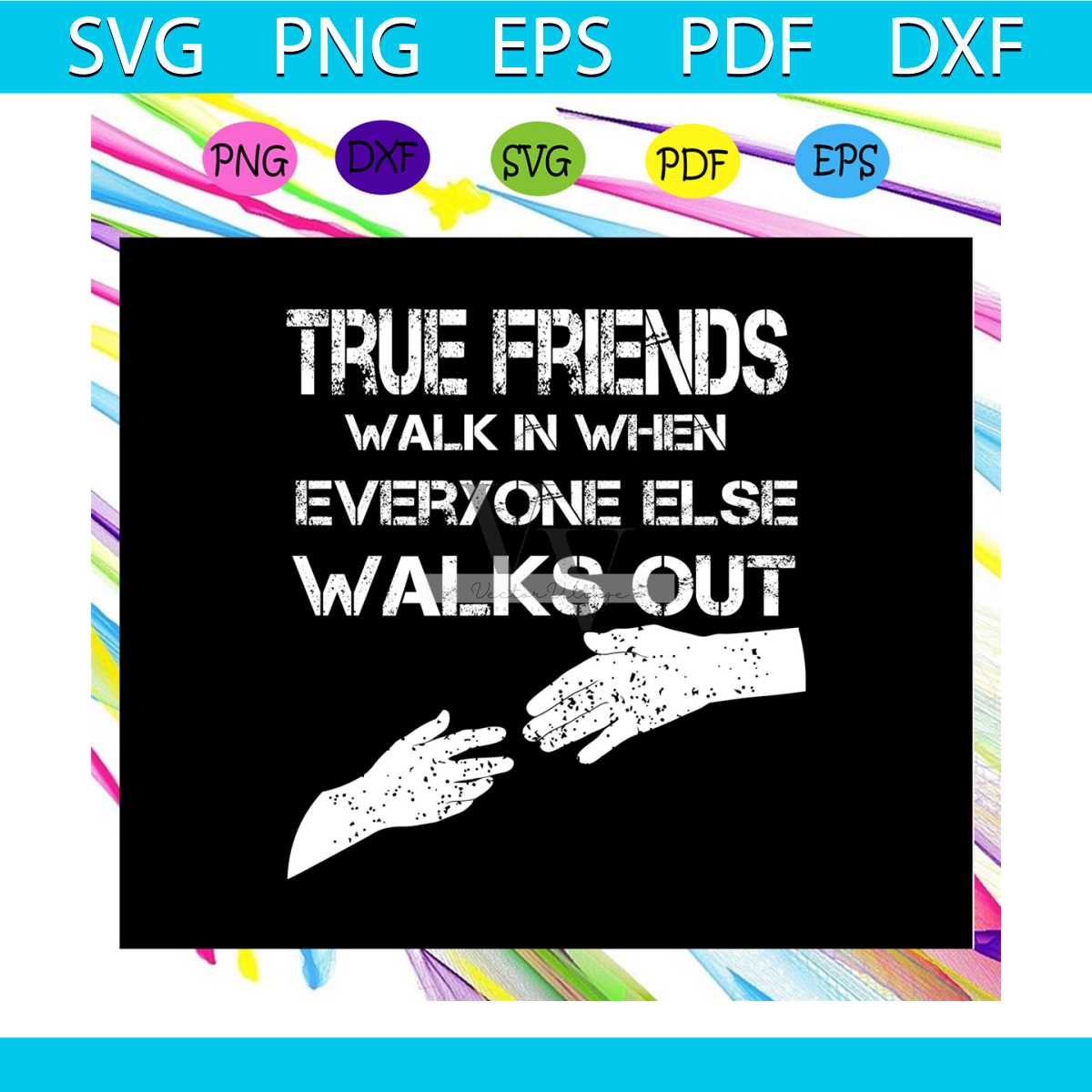 True friends walk in when everyone else walks out, gift for | Inspire ...