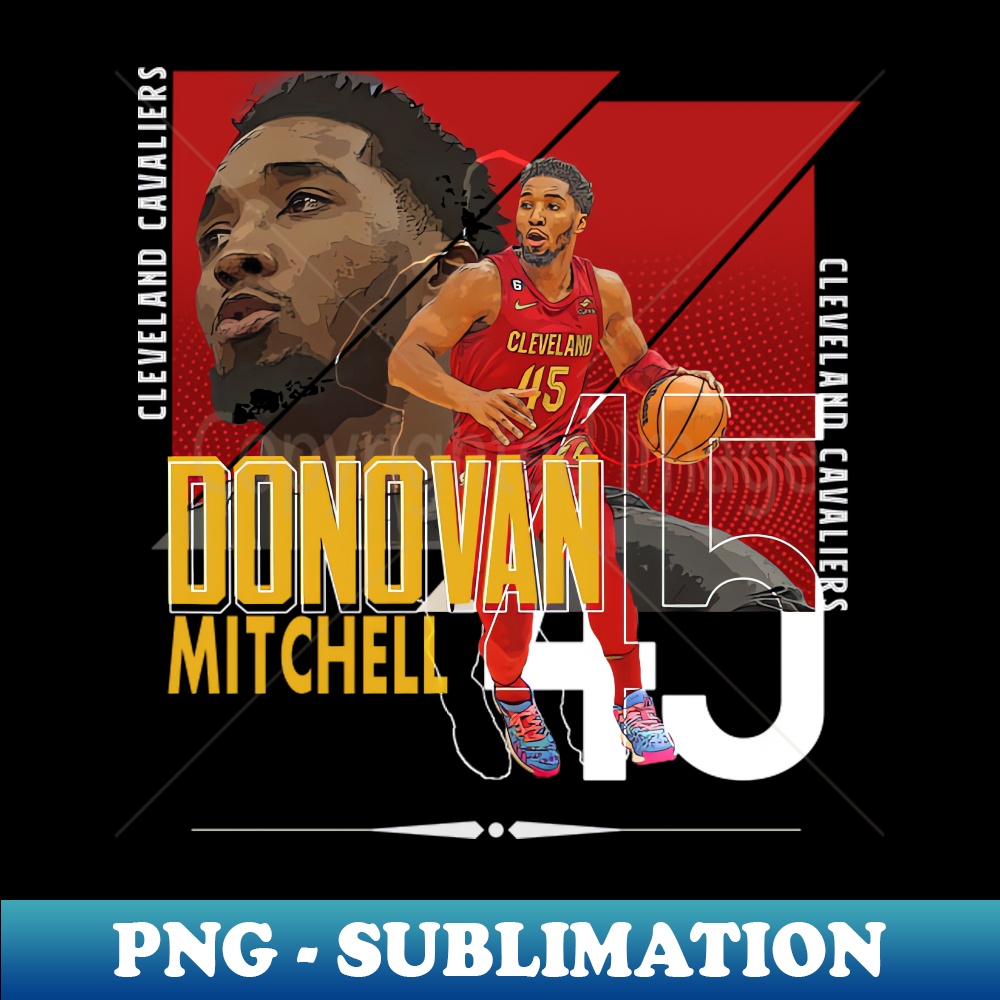 Donovan Mitchell Basketball Paper Poster Trail Cavaliers 4 - | Inspire ...