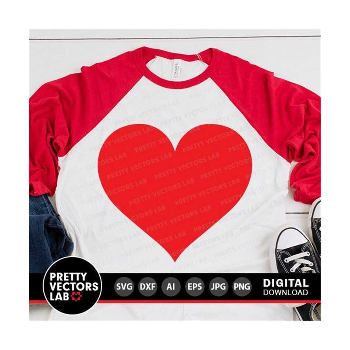 Heart Svg, Valentine's Day Cut Files, Love Svg, Valentine Sv | Inspire ...