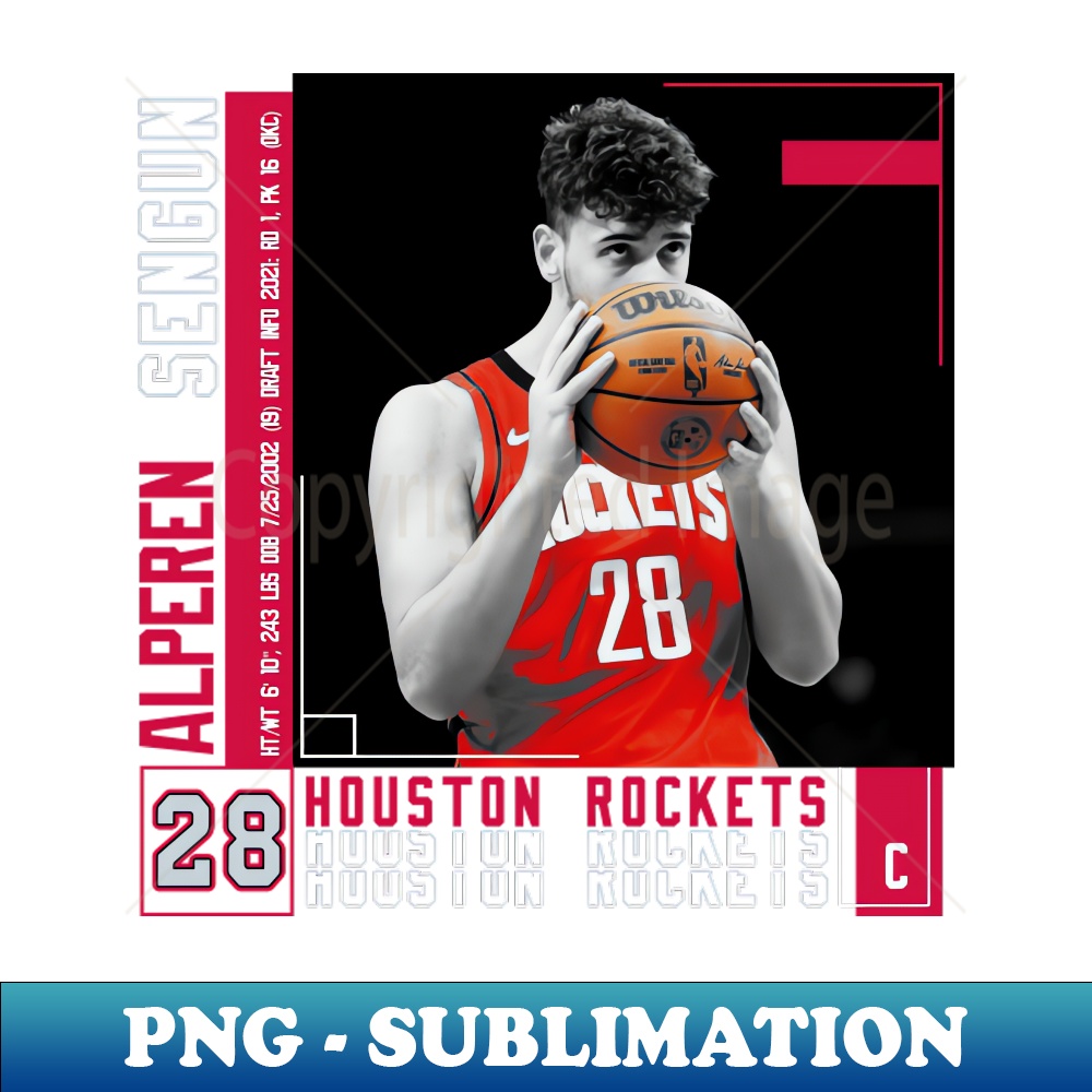 Alperen Sengun Basketball Edit Poster Rockets - Exclusive PN | Inspire ...