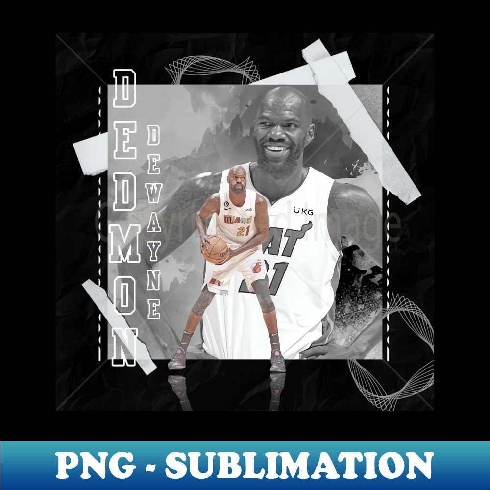 Dewayne Dedmon Basketball Paper Poster Heat 3 - Premium PNG | Inspire ...