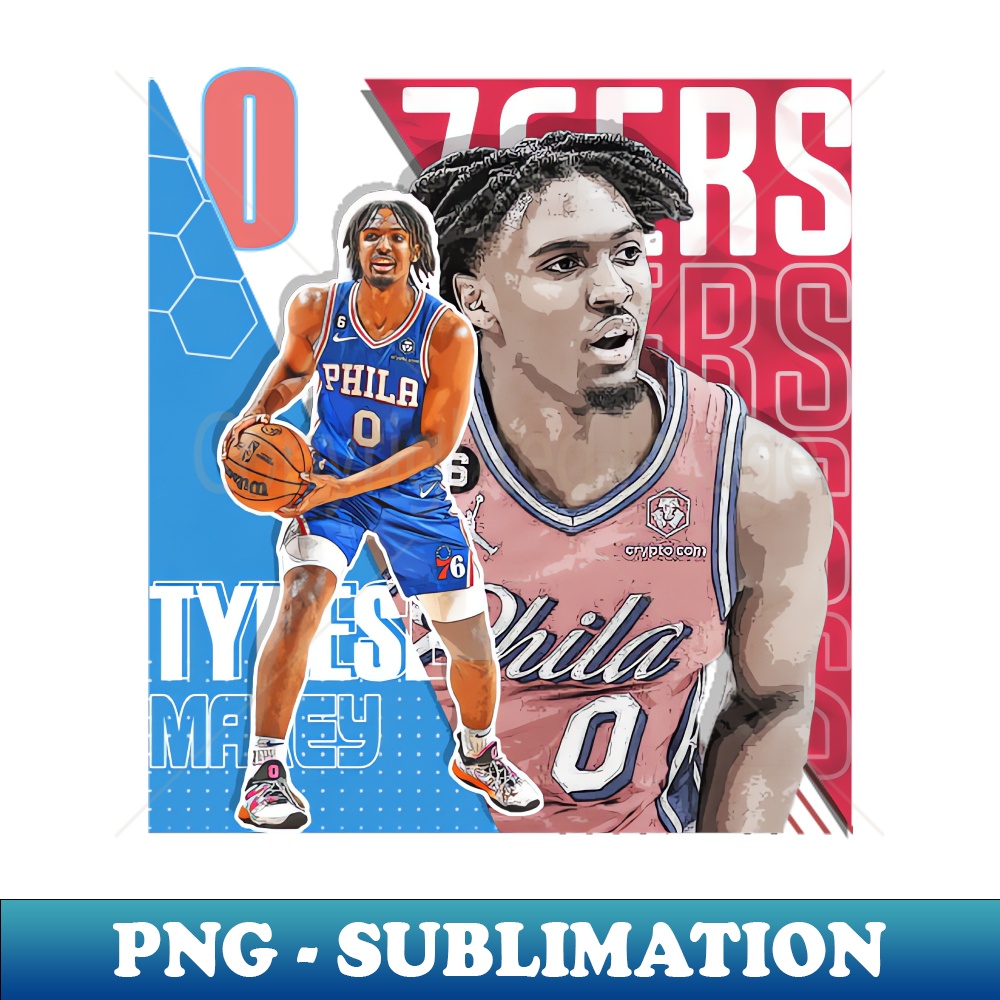 Tyrese Maxey Basketball Design Poster 76ers - Unique Sublima - Inspire ...