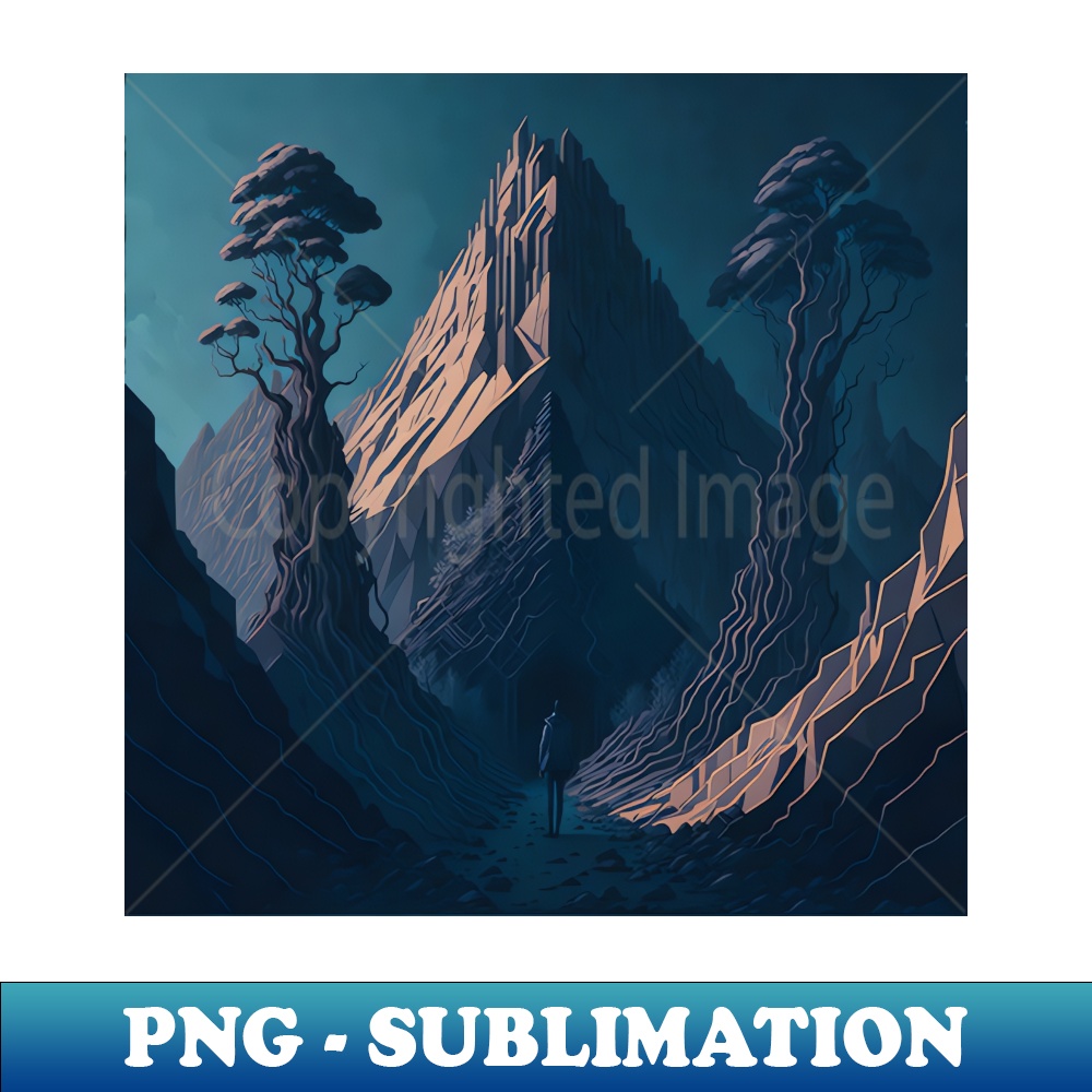 Abstract Art Enigmatic Rocks Illustrations with Indie Aesthe | Inspire ...