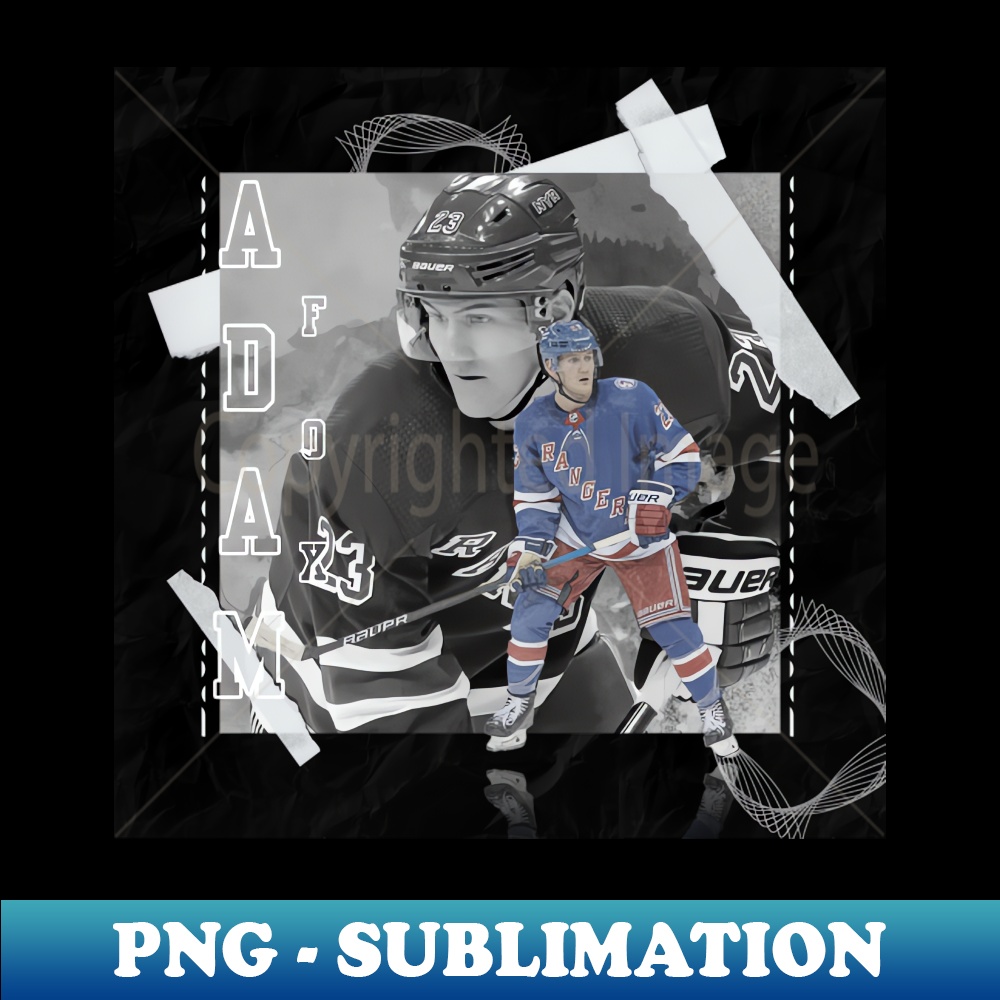 Adam Fox hockey Paper Poster Blue Rangers 3 - Trendy Sublima | Inspire ...