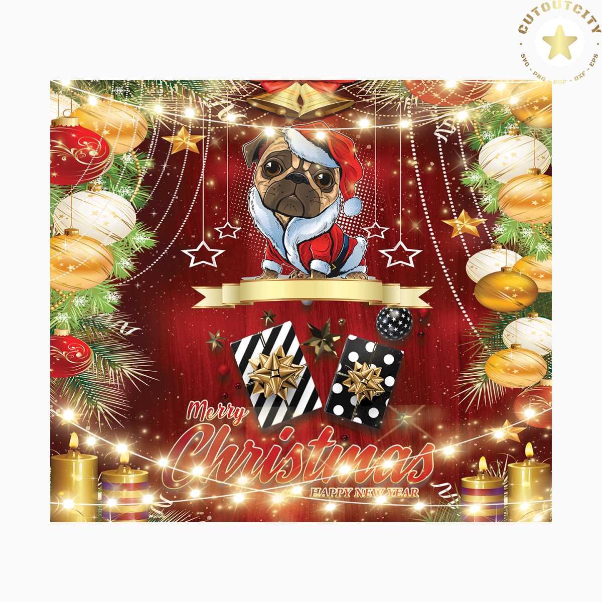 Christmas Digital Paper, Holiday Scrapbook Papers, Seamless | Inspire ...