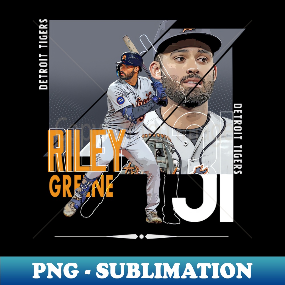 Riley Greene baseball Paper Poster Tigers 4 - Artistic Subli | Inspire ...