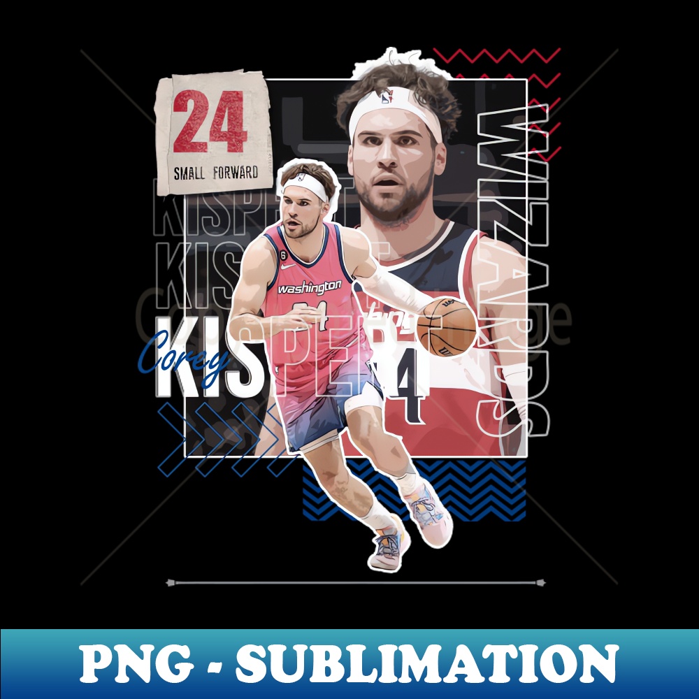Corey Kispert basketball Paper Poster Wizards 6 - High-Quali | Inspire ...