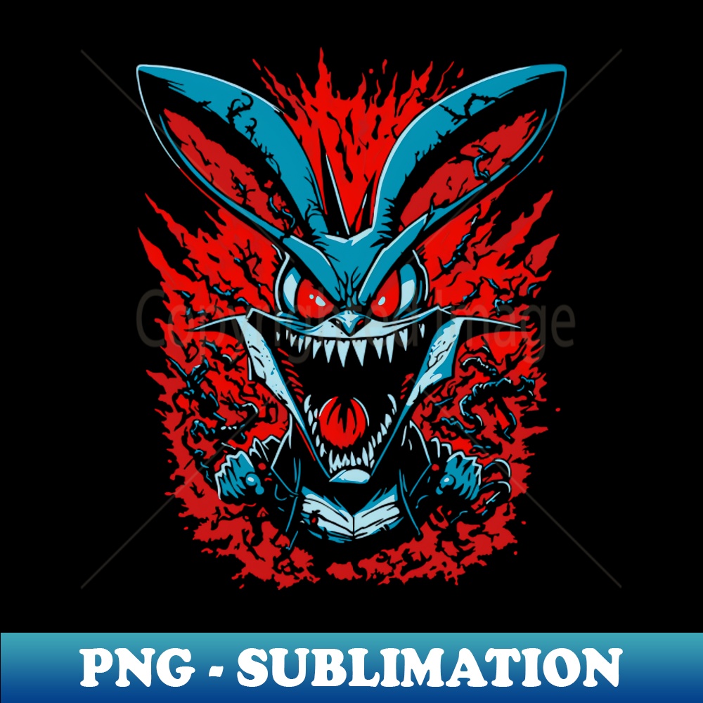 Ghost Rabbit - Vintage Sublimation PNG Download - Create wit | Inspire ...