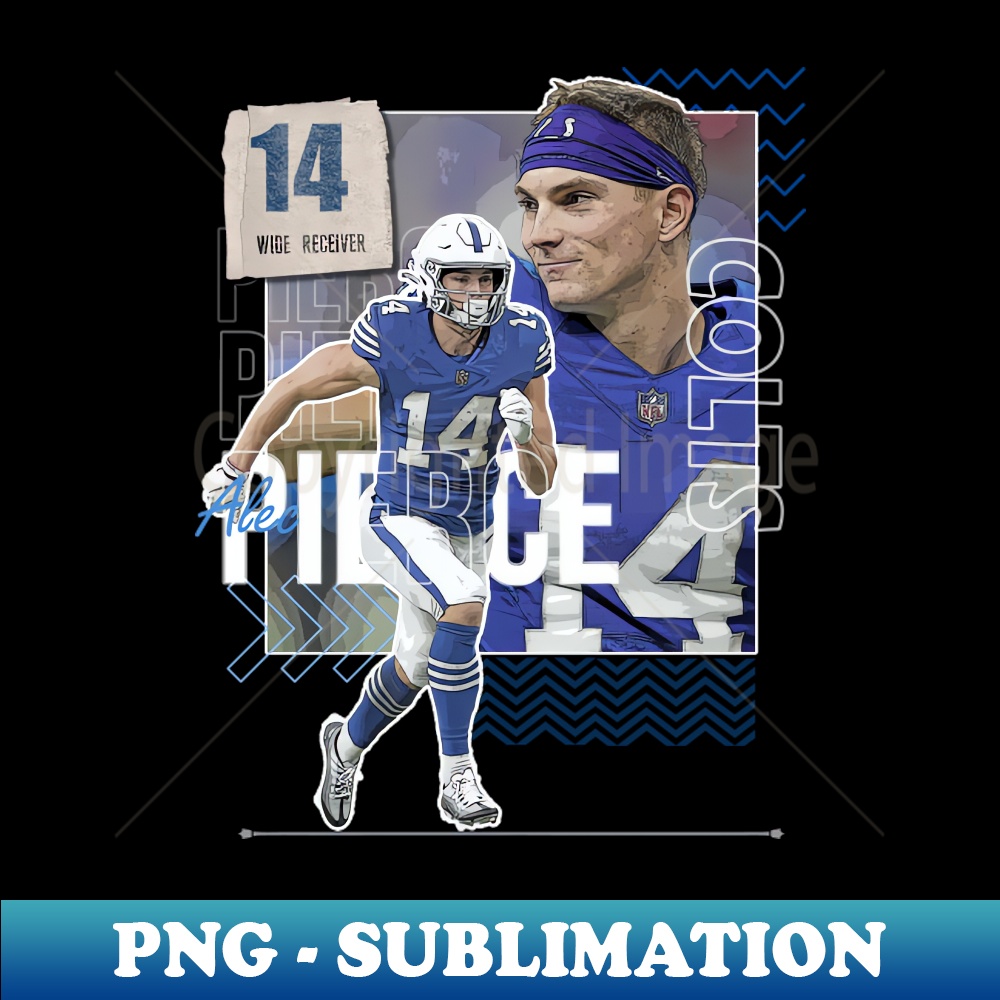 Alec Pierce football Paper Poster Colts 6 - Instant Sublimat - Inspire ...