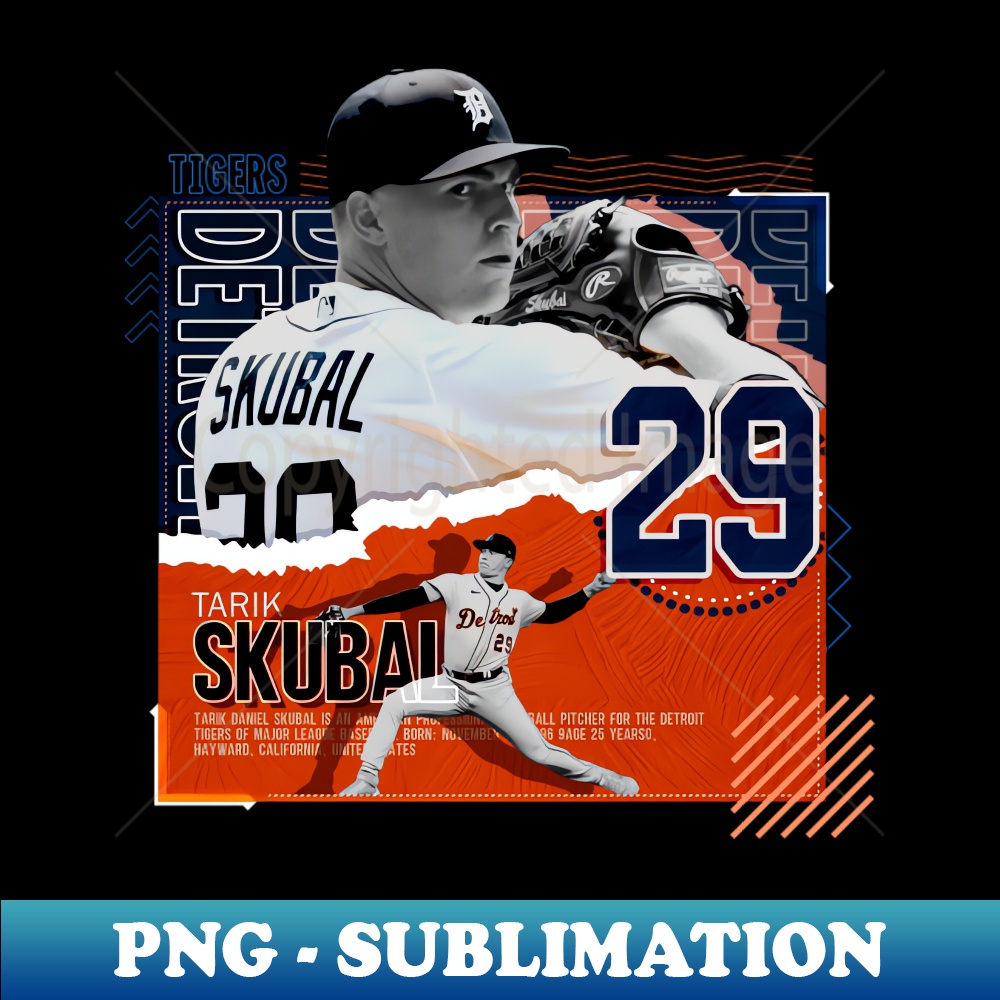Tarik Skubal Baseball Paper Poster Tigers - Elegant Sublimat | Inspire ...