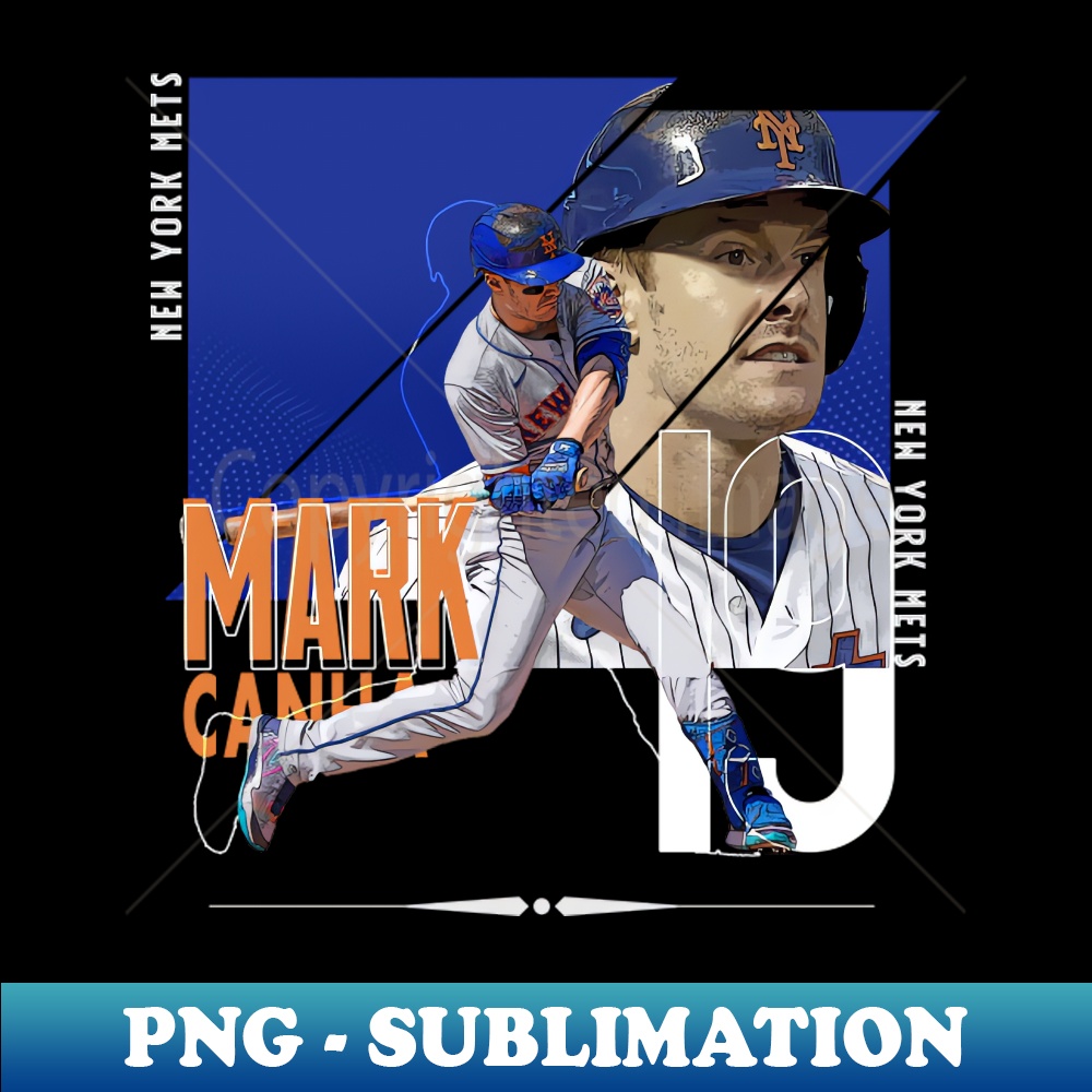 Mark Canha baseball Paper Poster Mets 4 - PNG Transparent Su - Inspire ...