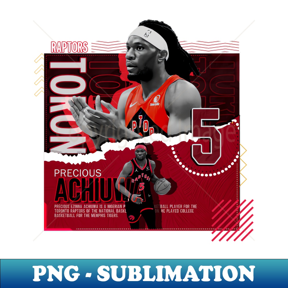 Precious Achiuwa Basketball Paper Poster Raptors - Exclusive | Inspire ...
