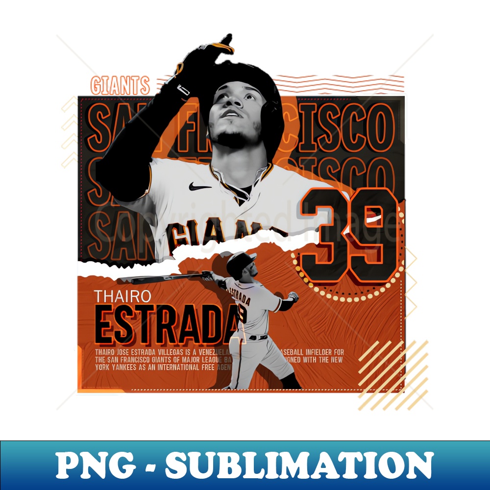 Thairo Estrada Baseball Paper Poster Giants - PNG Transparen | Inspire ...