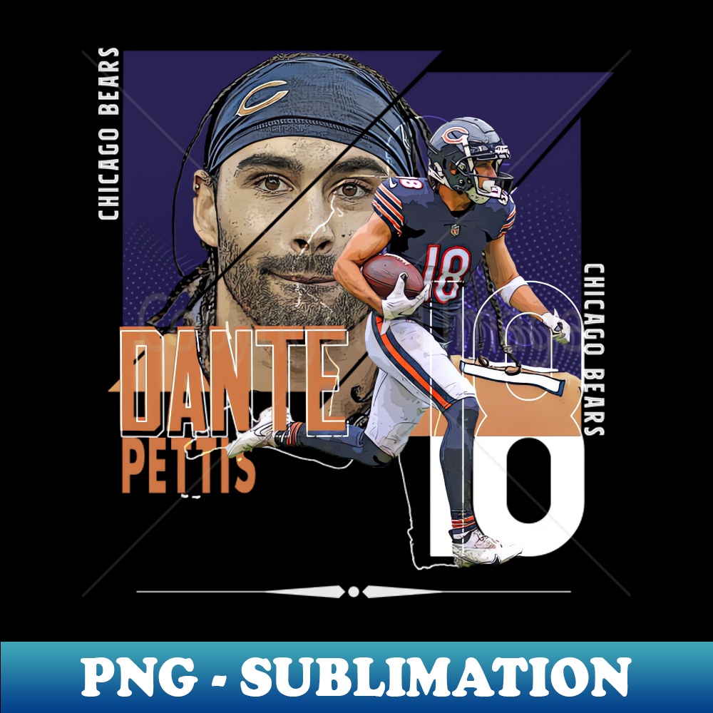 Dante Pettis football Paper Poster Bears 4 - High-Resolution | Inspire ...