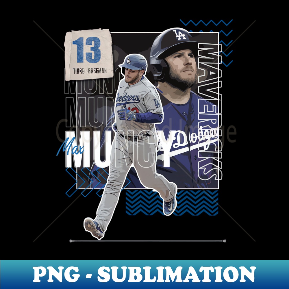 Max Muncy baseball Paper Poster Dodgers 6 - Professional Sub | Inspire ...